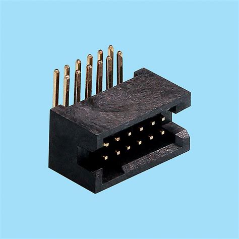 1306 Conector Macho Acodado Doble Fila Polarizado SMD Paso 1 27 Mm