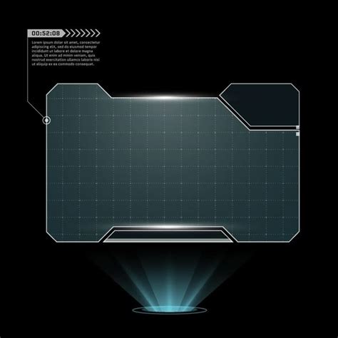 Hud Interface Vector Png Images Hud Interface Ui Technology Hudborder