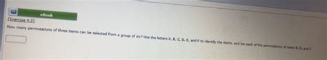 solved ebook how many permutations of three items can be