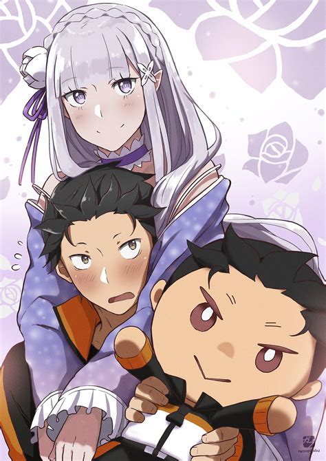 Media Subaru And Emilia By Iwanogabu Rrezero