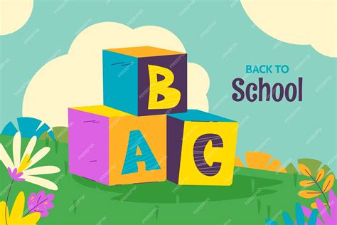 Free Vector Hand Drawn Abc Background
