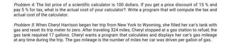 Solved Instruction Write The Ipo Chart And Pseudocode Of