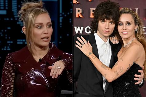 Miley Cyrus Jokes She ‘really Got Engaged To Maxx Morando To Help With