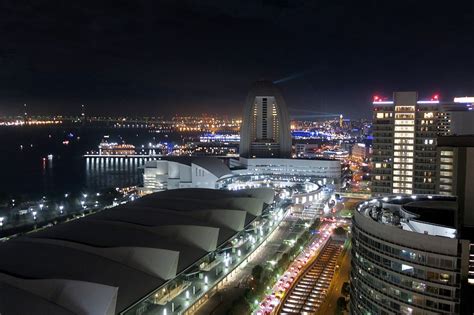 横浜港 みなとみらい界隈の風景