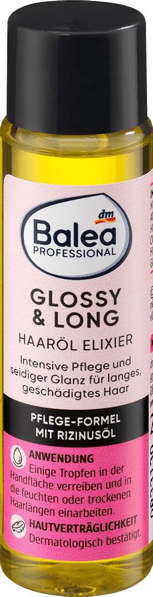 Balea Professional Haaröl Elixier Glossy And Long 20 Ml Dauerhaft