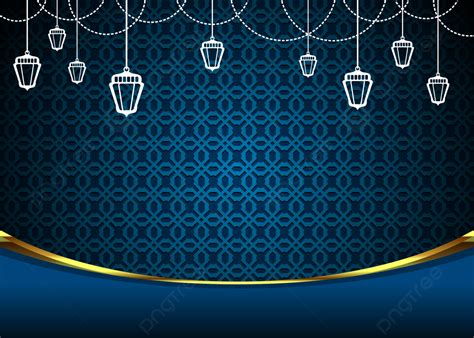 랜턴과 황금 요소와 Eid 무바라크 개념에 이슬람 배경 배경 이드 무바라크 배경 일러스트 및 사진 무료 다운로드 Pngtree