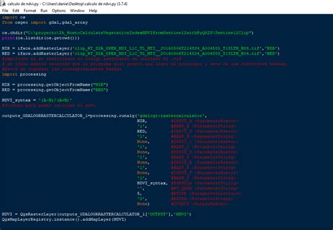 GitHub Dperalta CALCULO DE NDVI En Este Proyecto Se Realiza El
