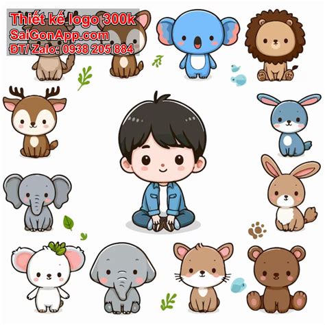 Chibi Động Vật Chibi Animals ThiẾt KẾ 300k ĐẸp ChuyÊn NghiỆp Saigonapp