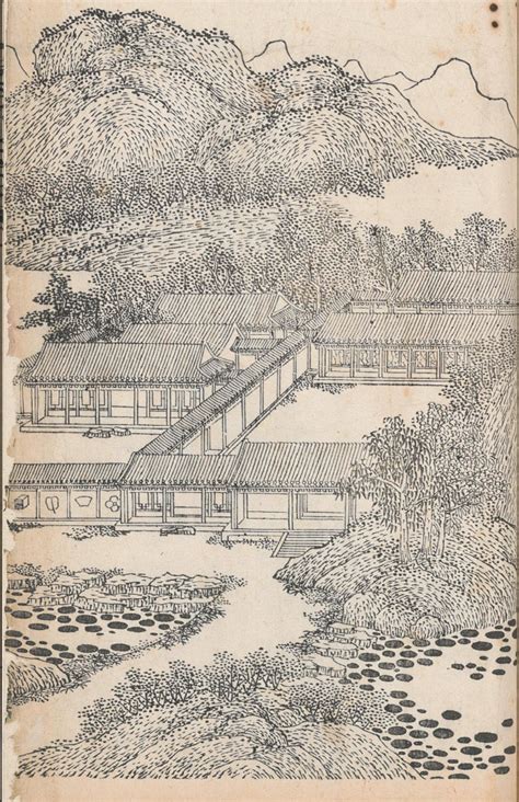 御制避暑山庄诗 满文版 二卷 沈喻绘 清康熙五十一年刻本