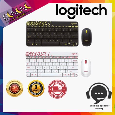 Logitech Mk240 Wireless Keyboard And Mouse Combo Simple Compact And
