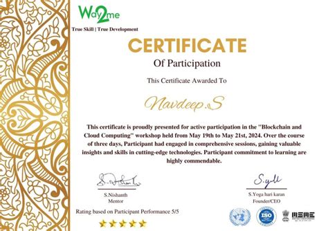 Navdeep Navdeep On Linkedin 🌐 Excited To Share That I Recently Participated In An Online