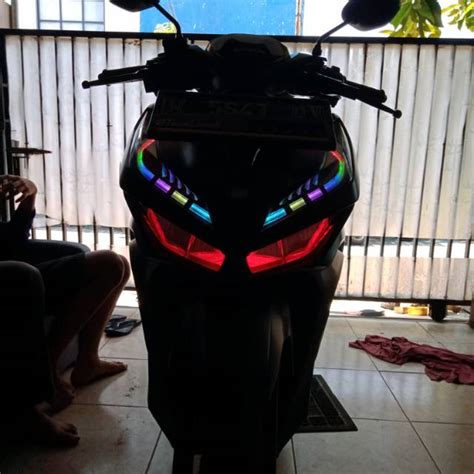 Jual Custom Lampu Vario 125 150 Keyless L Lampu Alis DRL RGB Remot Dan