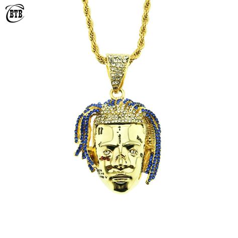 Wholesale Personalized Rapper Xxxtentacion Pendant Necklace Men Iced