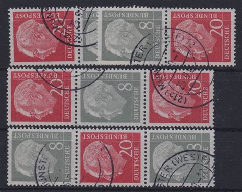Germany Federal Republic 1960 Heuss Lying Watermark Catawiki