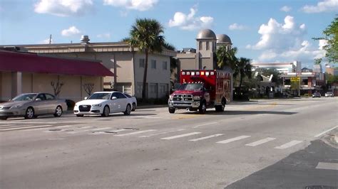 Orlando Fire Department Rescue 1 Spare Responding Youtube