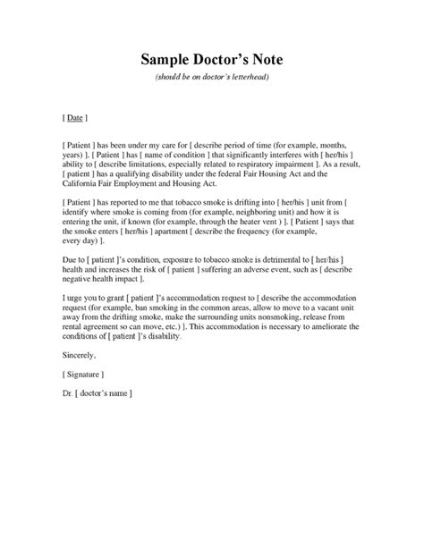Sample Ada Accommodation Request Form Reference Letter Templ