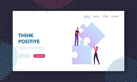 팀 파트너십 및 팀워크 협력 웹 사이트 방문 페이지 퍼즐 요소를 연결하는 비즈니스 사람들 문자 는 분리 된 구성 웹 페이지 배너를 설정합니다 만화 플랫 벡터 일러스트 개념에