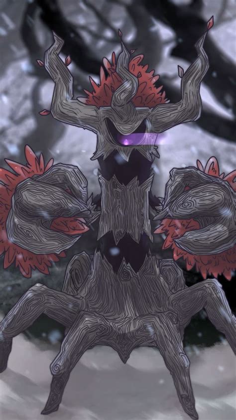 Shiny Trevanant In Pokemon Art Pokemon Pictures Ghost Pokemon