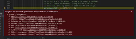 🐛 Bug 重新安装依赖后报错了： Unexpected Token In Json At Position 1 At Parse