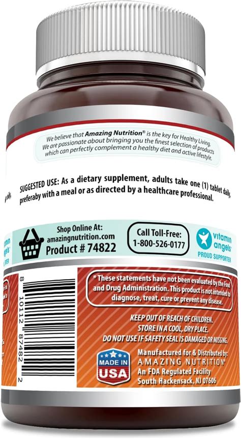 Amazing Formulas Suplemento de ácido fólico de 1000 mcg 1 mg en