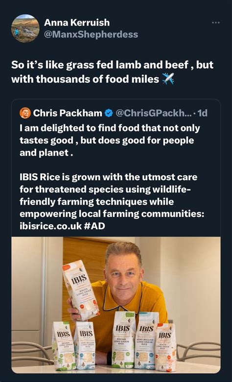 Karen Wilkins On Linkedin Deary Me Chris Wake Up And Taste The Rice