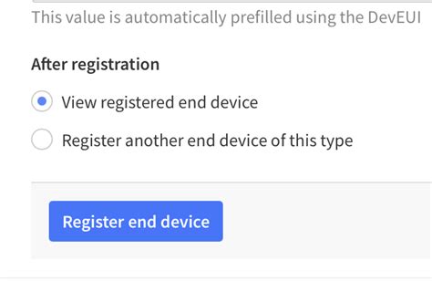 Register End Device Not Working On Web Interface · Issue 5849 · Thethingsnetworklorawan Stack