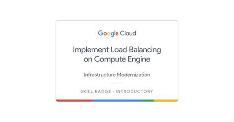 Implement Load Balancing On Compute Engine Skill Badge Was Issued By