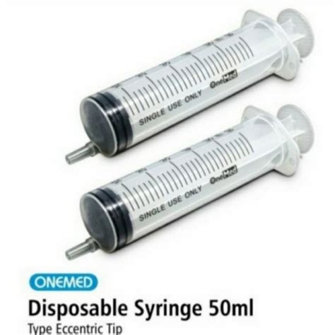 Jual Disposable Syringe Spoit Onemed 50 Cc Shopee Indonesia