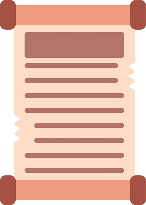 Scroll Flat Icon 53936813 Vector Art At Vecteezy