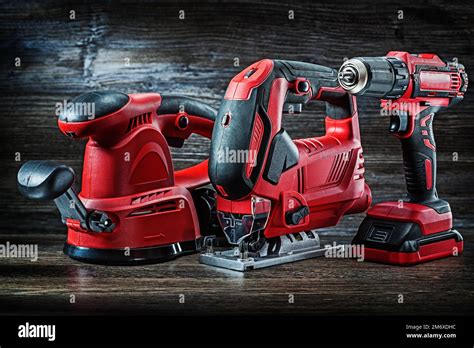 Electric Hand Tools Red Corded Jigsaw Cordless Drill And Speed Variable Power Small Plunge