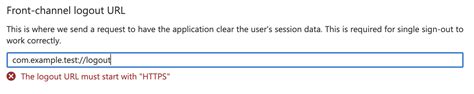 Logout Redirect Back To App Microsoft Qanda