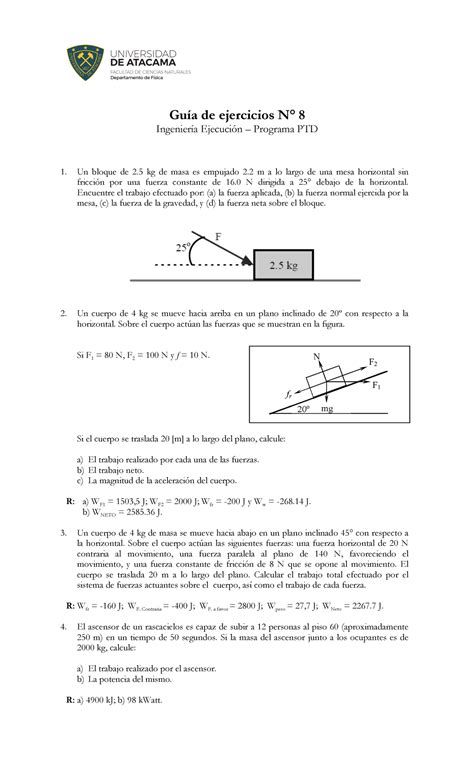Guia De Ejercicios N Fis Ptd Gu A De Ejercicios N Ingenier A Ejecuci N Programa Ptd