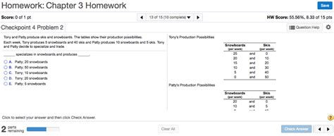 Solved Homework Chapter Homework Score Of Pt Chegg