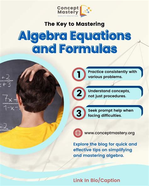 Concept Mastery On Linkedin Conceptmastery Algebra Mathematics