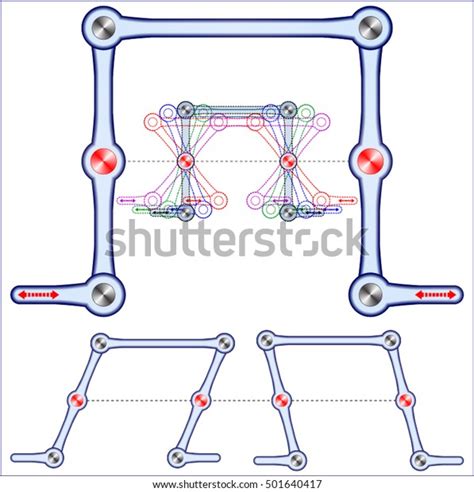 Parallel Motion Linkage Stock Vector Royalty Free 501640417 Shutterstock