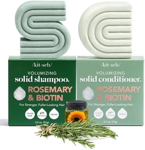 Kitsch Rosemary And Biotin Shampoo And Conditioner Set For