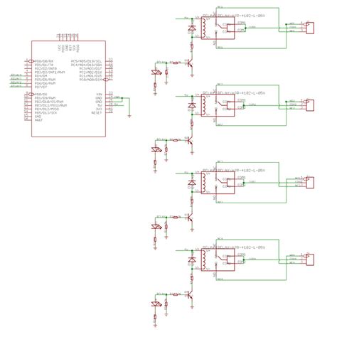 Четырех канальный Relay Shield для Arduino arduinoLab