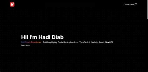 hadi diab on linkedin fullstackdeveloper portfolio techwizard