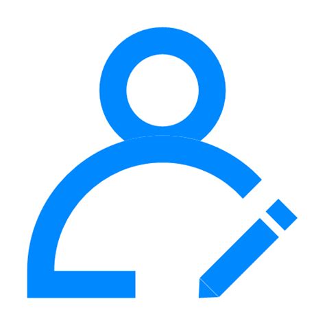 Assigned Person Edit Vector Icons Free Download In Svg Png Format