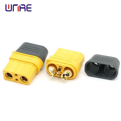 China Gold Plating Xt90 2 2 F Connectors Plug With Lid Manufacturer