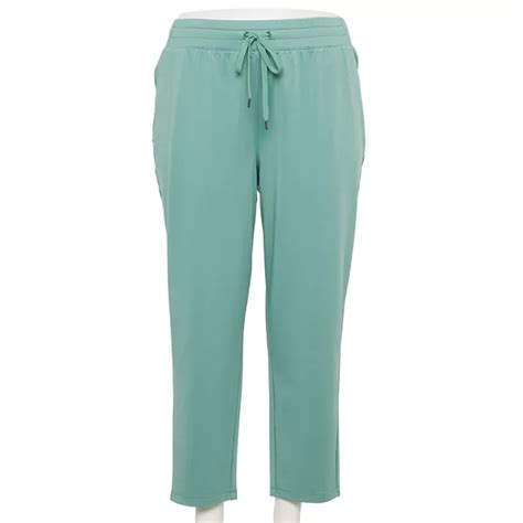 Plus Size Tek Gear® Weekend French Terry Ankle Pants