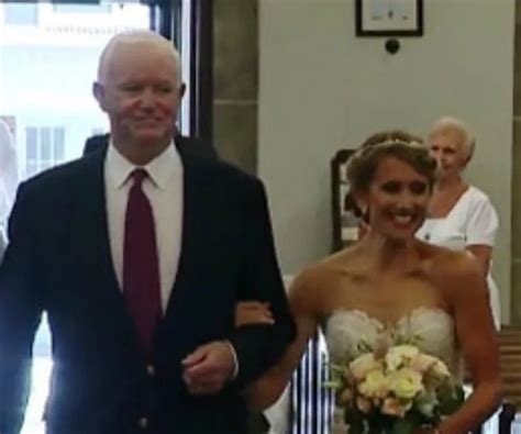 Bride Walked Down Aisle By Man Who Received Dads Heart
