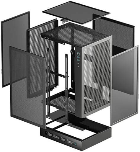 Deepcool Ch170 Digital Vertical Mini Itx Case Abs Spcc Materials