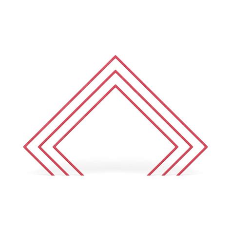 Premium Vector Polygonal Level Corner Arch Angular Column Basic Foundation For Presentation