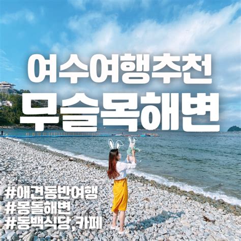여수여행 애견동반 돌산읍 무슬목해변동백마린카페 동백식당 네이버 블로그