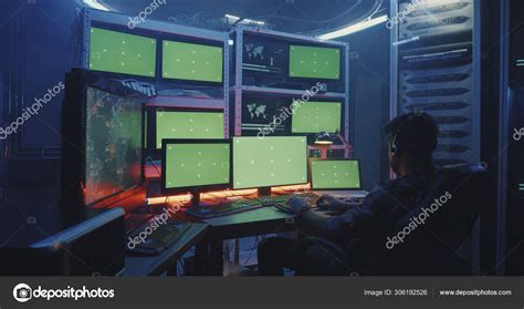 Hacker Spreading Computer Virus Stock Photo EvgeniyShkolenko 306192526