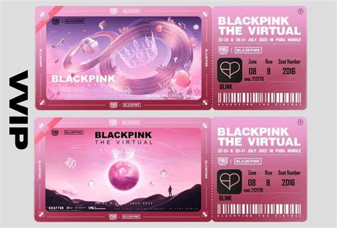 Blackpink The Virtual Concert In Game Pubg Mobile Ticket Vvip Artofit