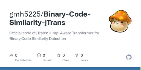 Github Gmh5225binary Code Similarity Jtrans Official Code Of Jtrans