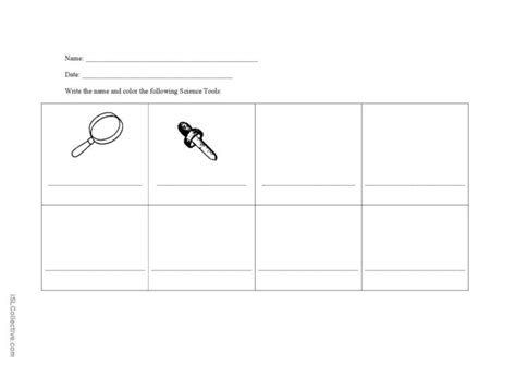 Science Tools Worksheet English Esl Worksheets Pdf And Doc