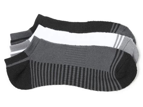 Lemon Full Terry Striped Mens No Show Socks 3 Pack Free Shipping Dsw